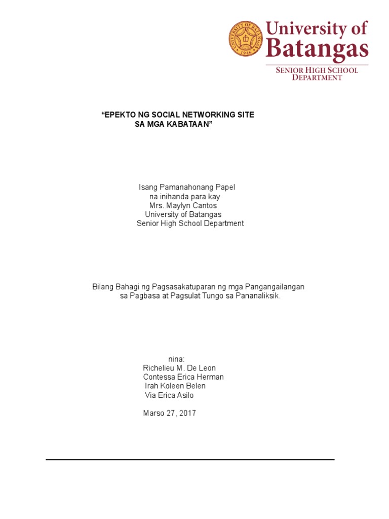 Filipino Research | PDF