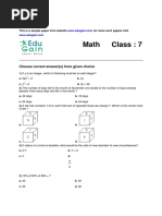 Sample Questions For Seniors Round I | PDF | Mathematics | Arithmetic