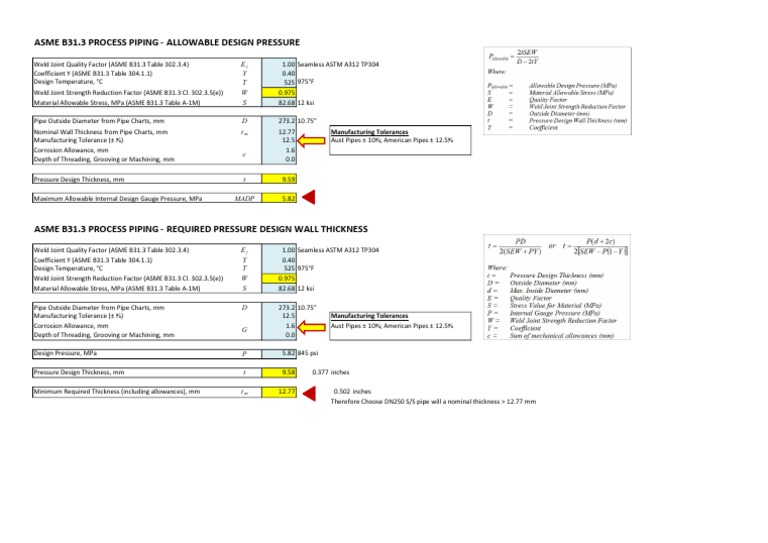 ASME B31.3 Process Piping Design Guide | PDF | Pipe (Fluid Conveyance ...