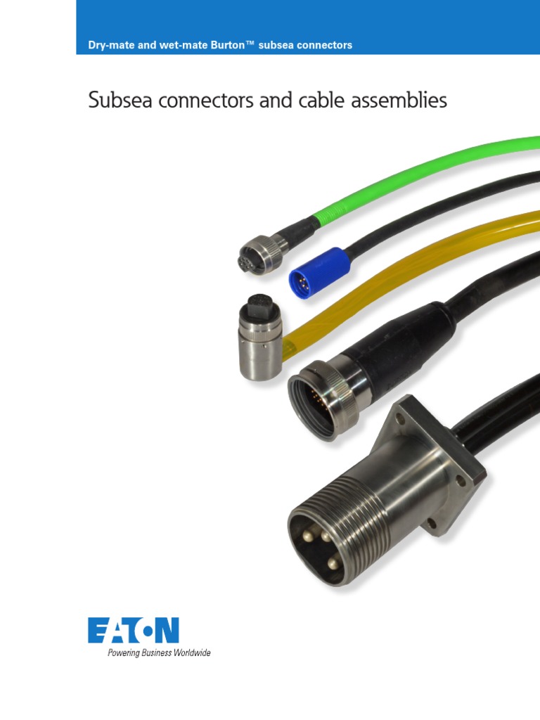 SUBSEA Connectors | PDF | Electrical Connector | Manufactured Goods