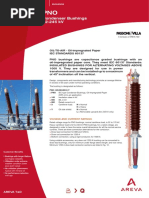 ALSTOM PASSONI-VILLA High Current Bushings | PDF | Transformer ...