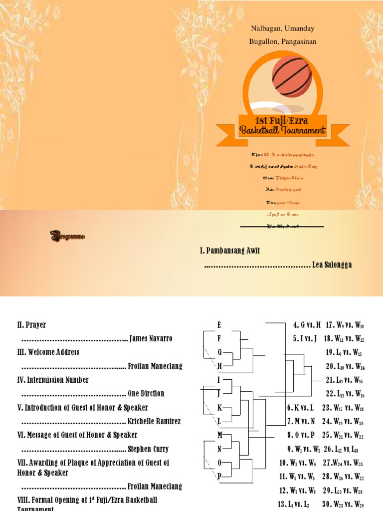 Nalbagan, Umanday Bugallon, Pangasinan: Theme: Guest of Honor and ...