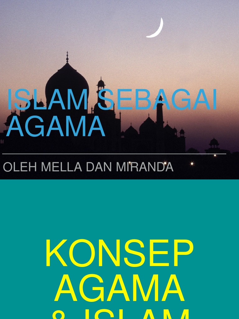 Islam Sebagai Agama | PDF | Agama & Spiritualitas