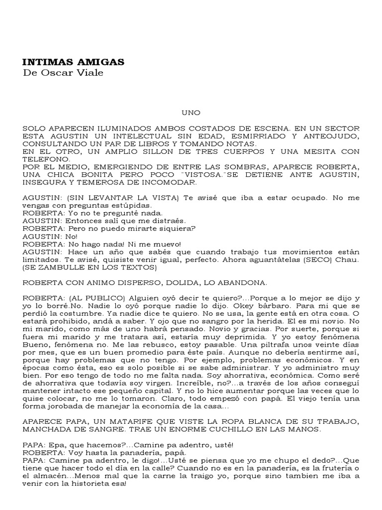 Intimas Amigas de Oscar Viale | PDF | Amor | Science