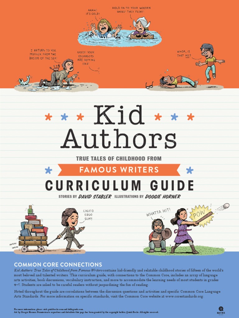 Kid Authors Educator's Guide | PDF | Common Core State Standards ...