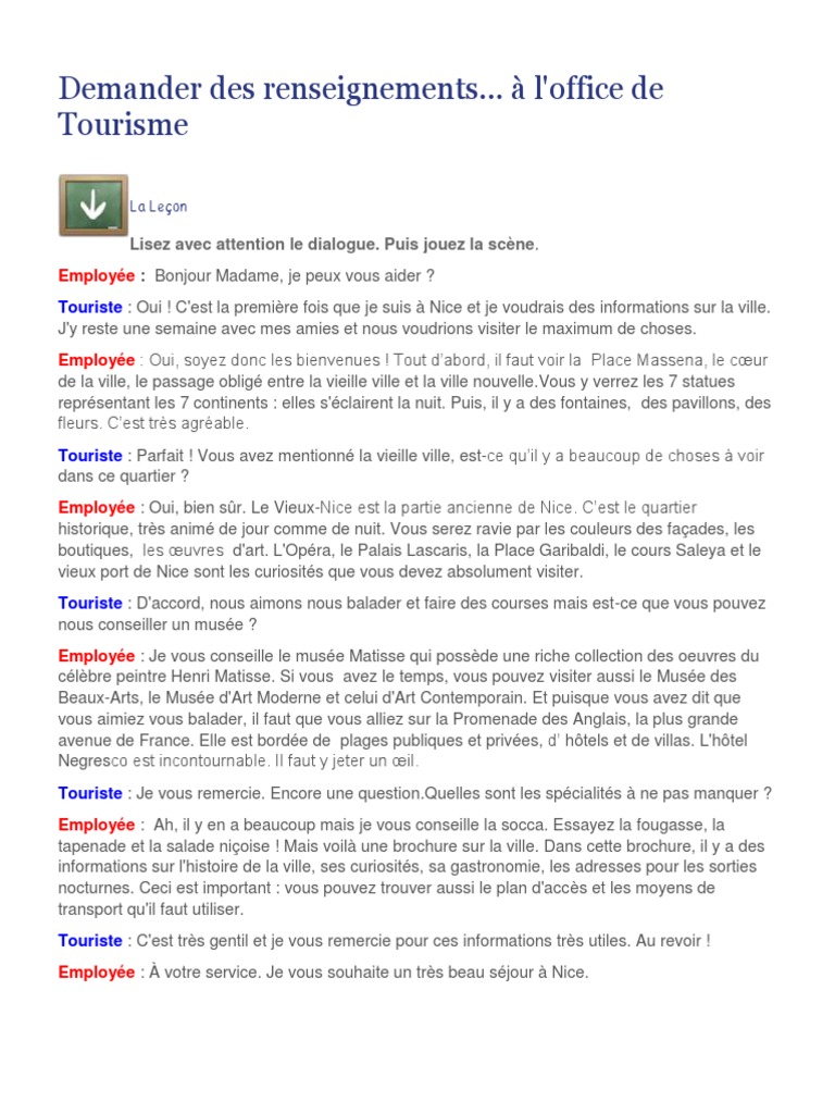 Demander Des Renseignements | PDF | Agréable | Musée