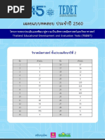 TEDET คณิต 2567 | PDF