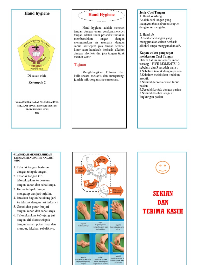 Leaflet Hand Hygiene Pdf