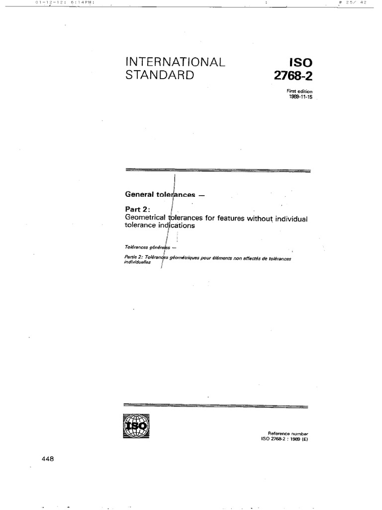 ISO 2768 - MH PDF | PDF