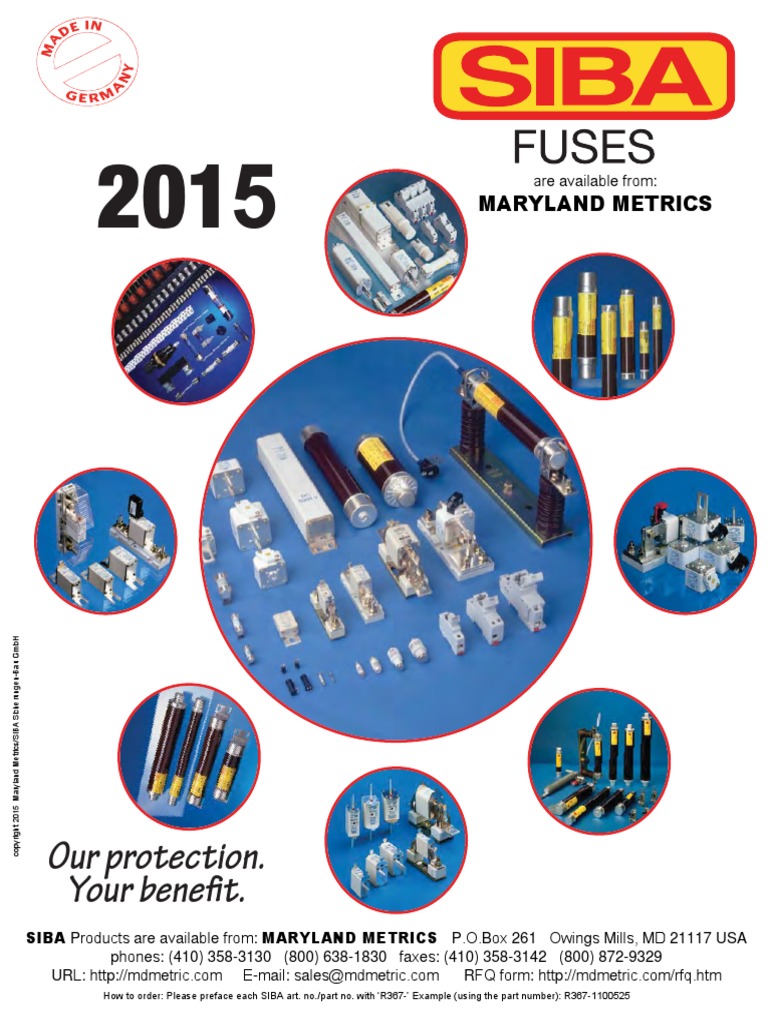 Siba Sikring | PDF | Fuse (Electrical) | Transformer