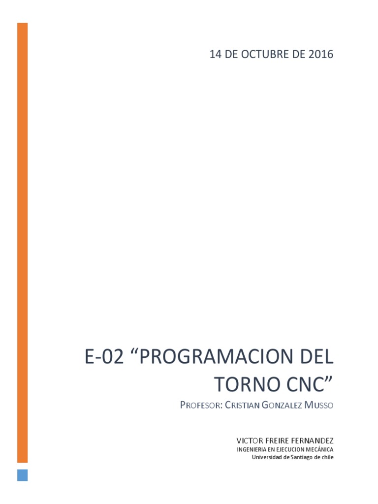 Lab2 CNC Victor | PDF | Control numerico | Mecanizado