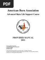 ABLS - Advanced Burn Life Support Provider Manual | PDF | Burn ...