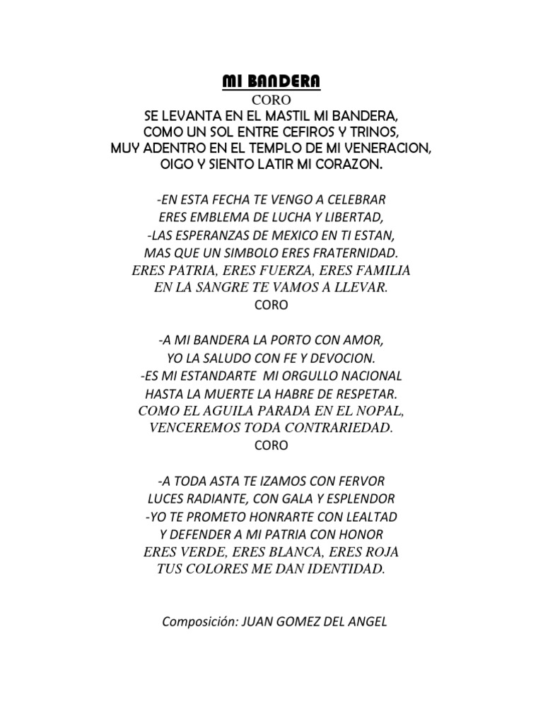 Mi Bandera | PDF | Poesía