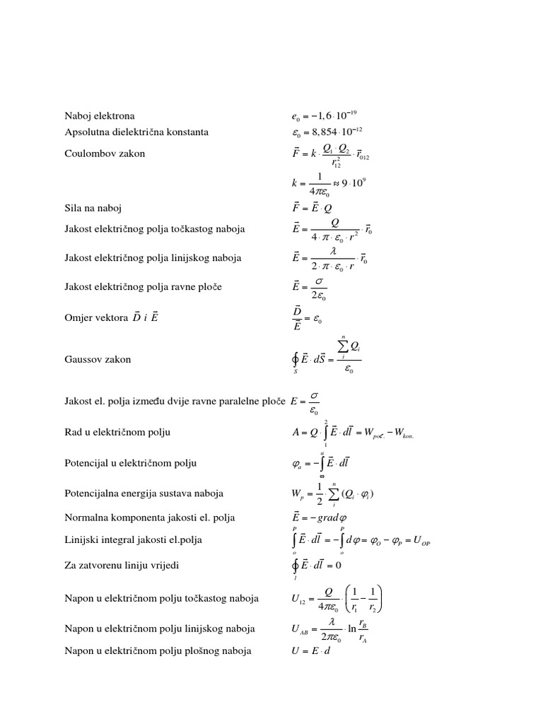 Sluzbene Formule OE PDF | PDF