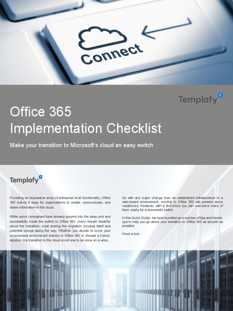 Office 365 Migration Checklist | PDF | Office 365 | Microsoft Exchange Server