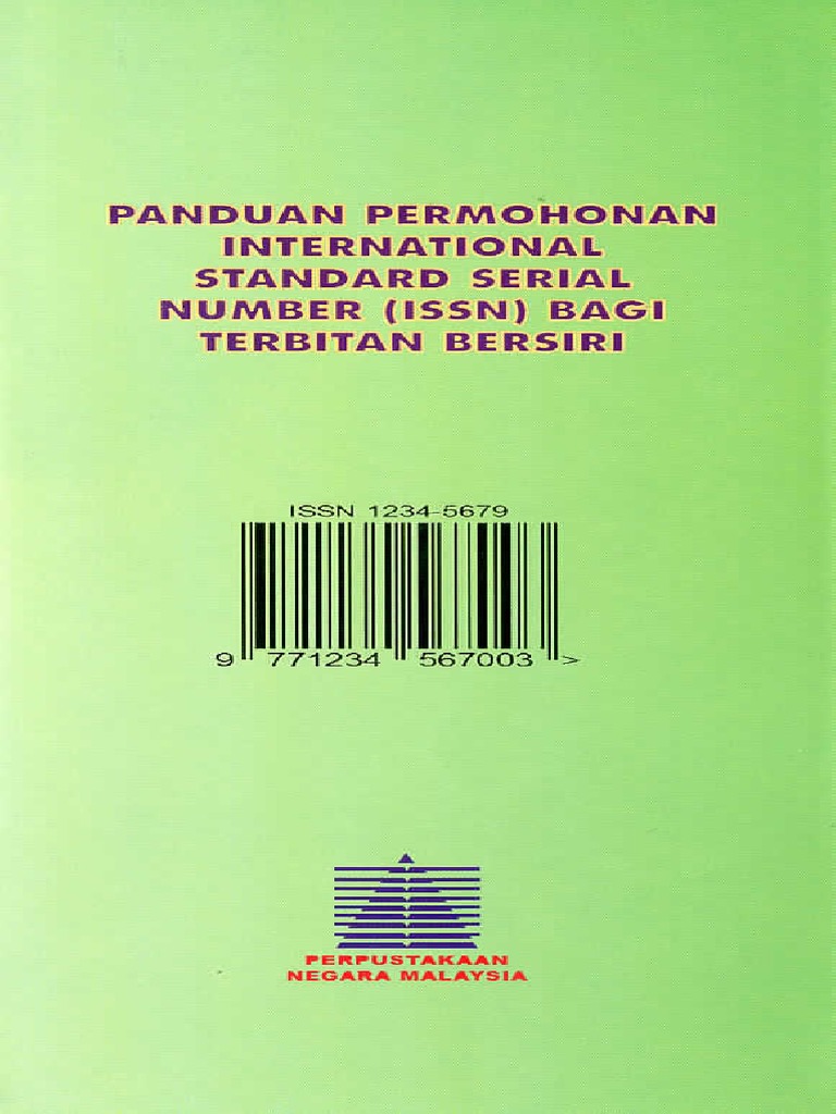 Panduan Untuk Terbitan Bersiri ISSN | PDF