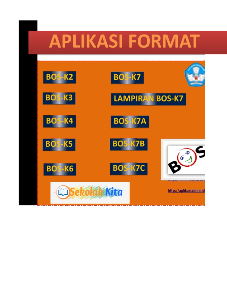 Aplikasi Format Bos K2, K3, K4, K5, K6, K7a, K7B, K7C | PDF