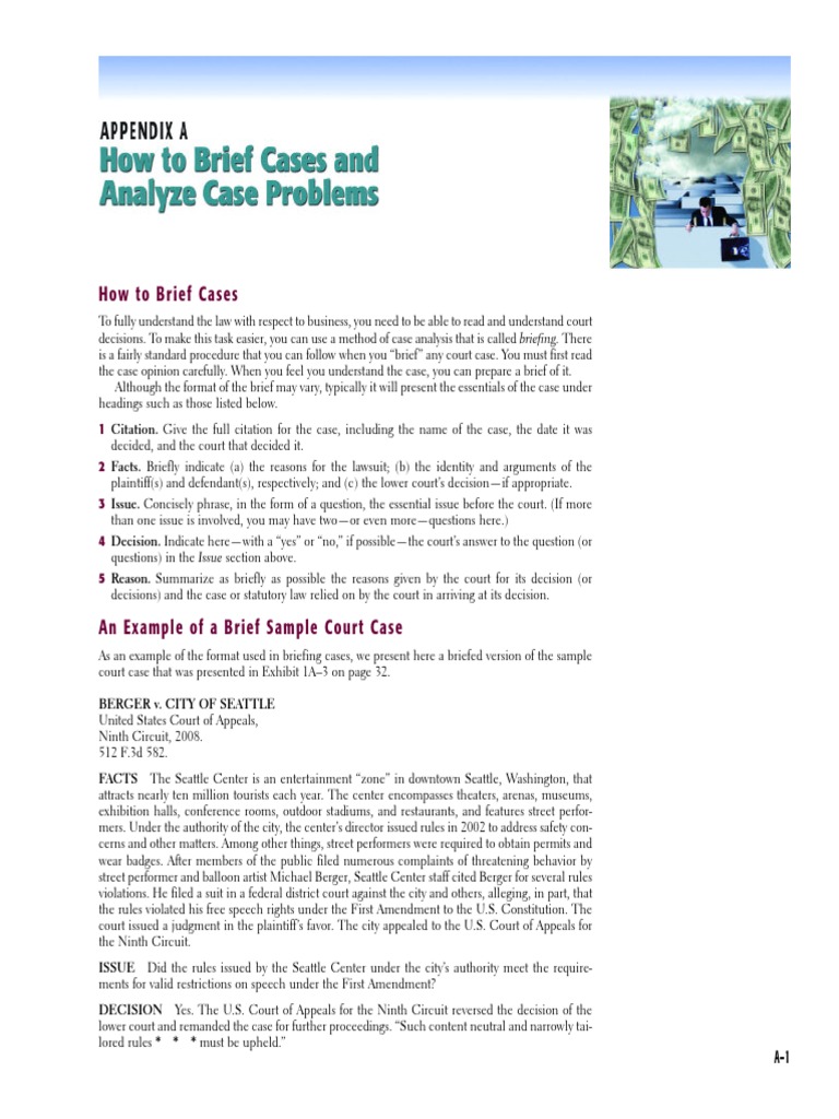Briefing A Case For Litigation Outline PDF | PDF | Negligence | Duty Of ...