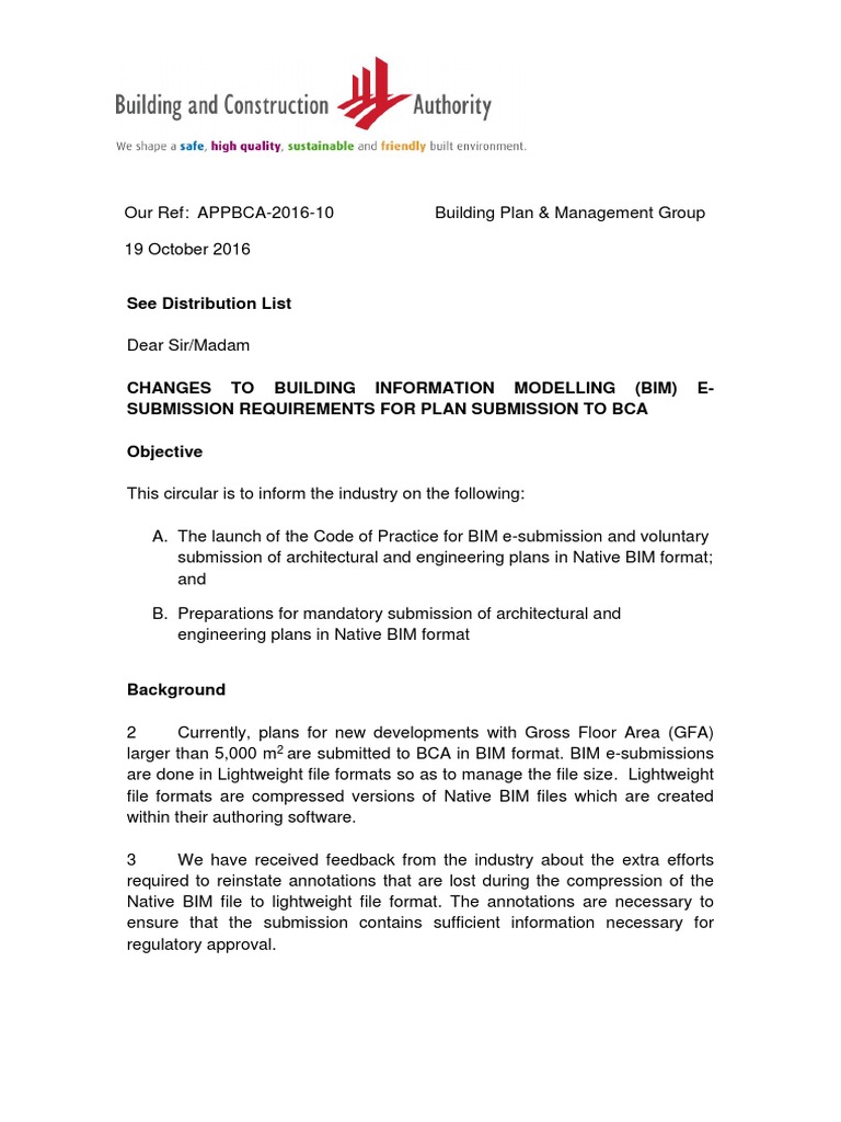 BIM Submission Updates for Industry | PDF | Building Information ...