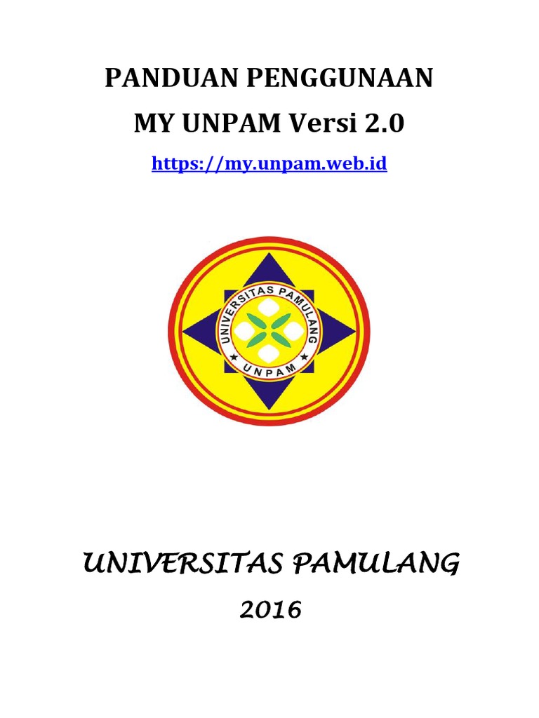 PANDUAN PENGGUNAAN MY UNPAM Ver 2 PDF | PDF
