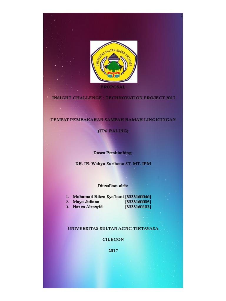 Proposal Lomba ITB Insight Challange Hazen Alrasyid | PDF