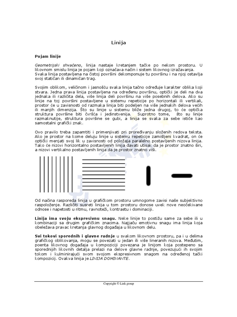 Linija | PDF