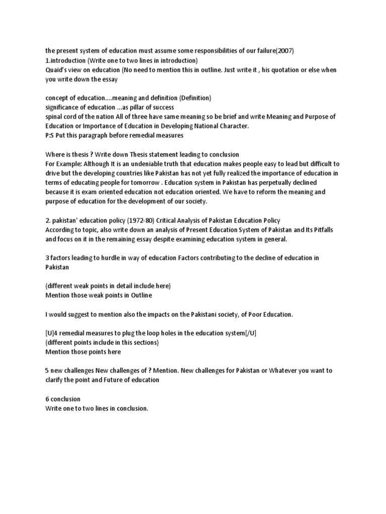 The Present System of Education Must Assume Some Responsibilities of ...