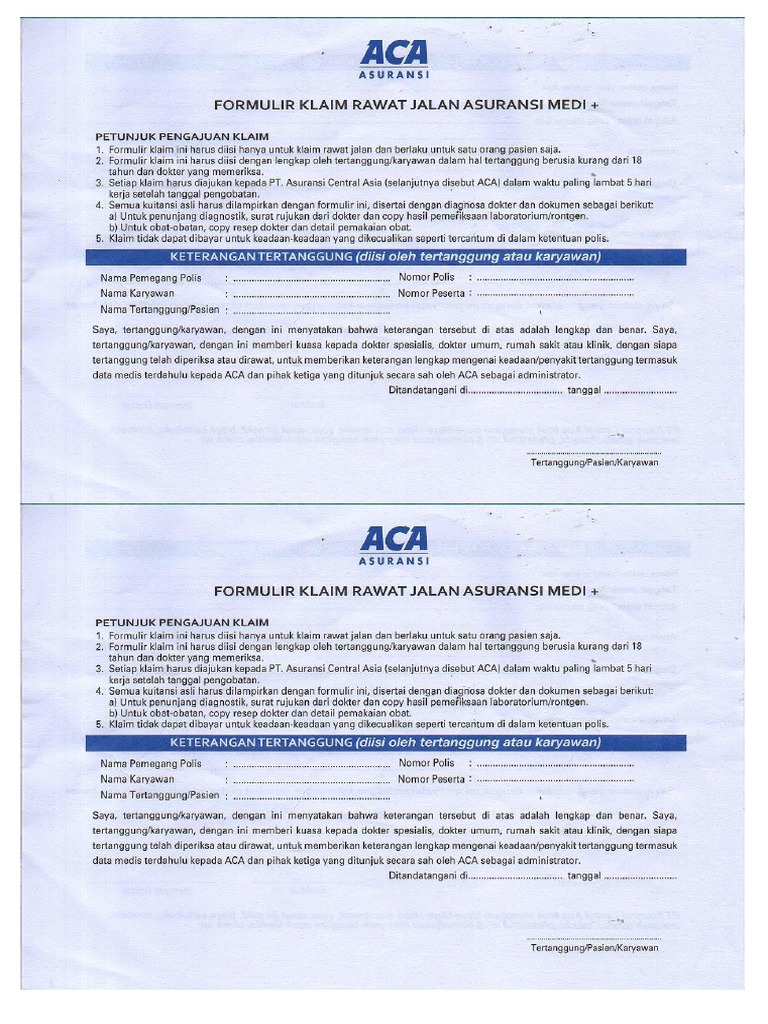 Form Aca | PDF