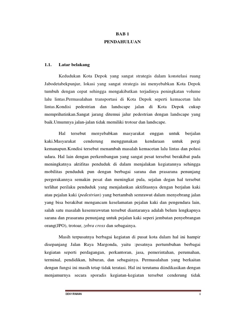 Bab 1-5 - KP Bogor | PDF