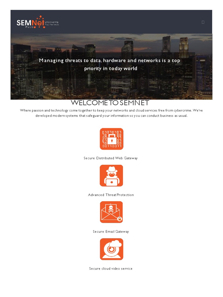 Semnet Pte LTD | PDF | Computer Security | Security
