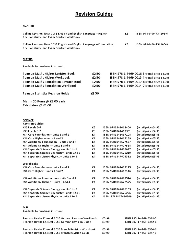 KS3 Revision Guides | PDF | Educational Technology | Science