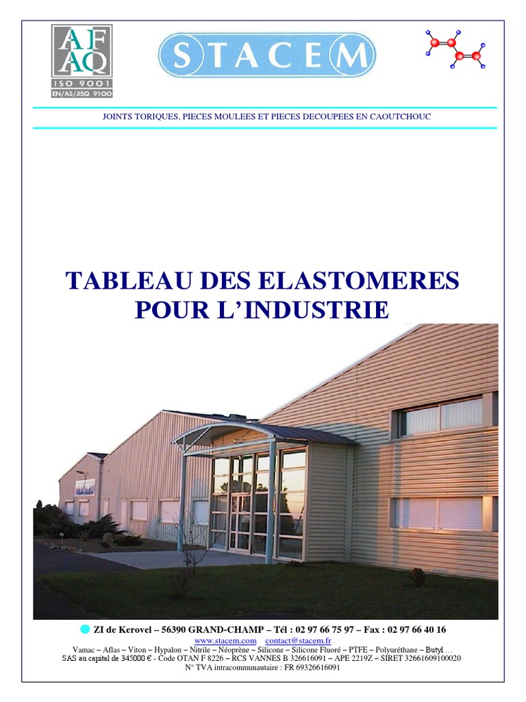 STACEM Elastomère Industrie | PDF | Silicone | Couleur