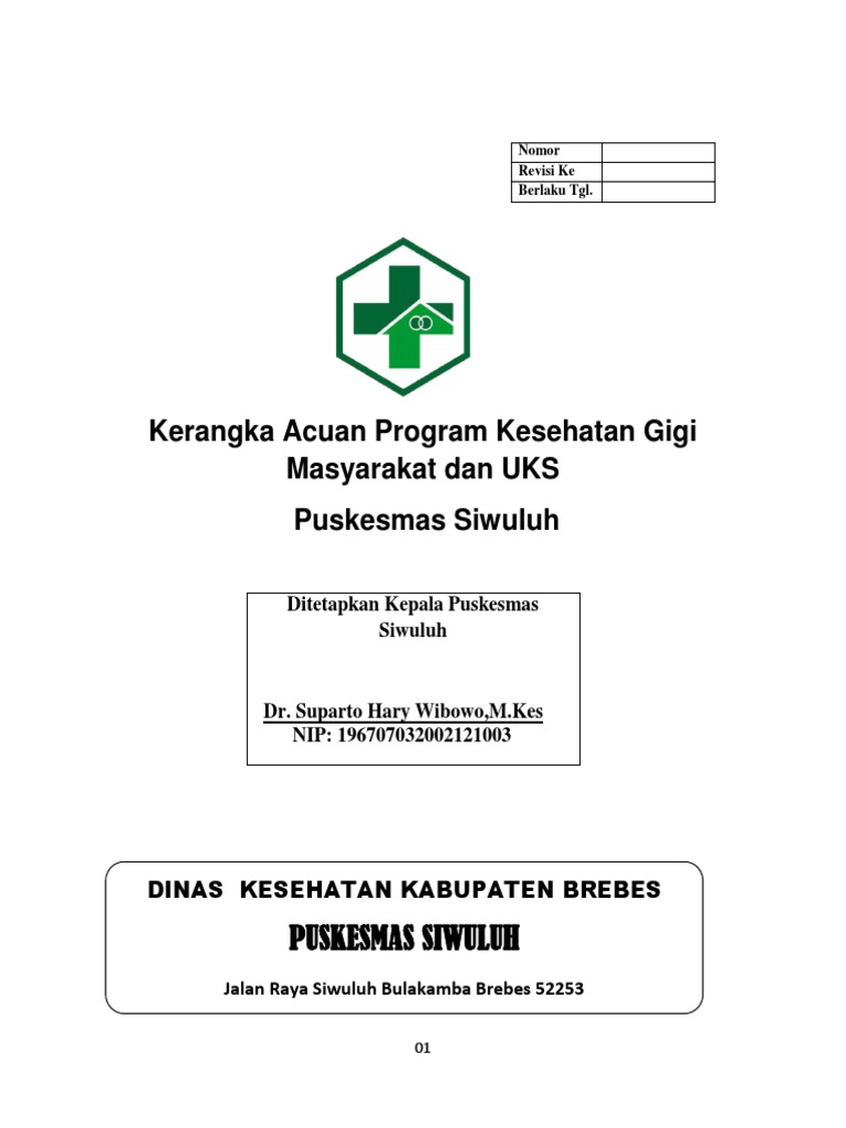 Kerangka Acuan Program Ukgs Dan Uks | PDF