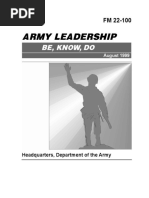 Army Leadership: Be, Know, Do Principles | PDF | Non Commissioned ...