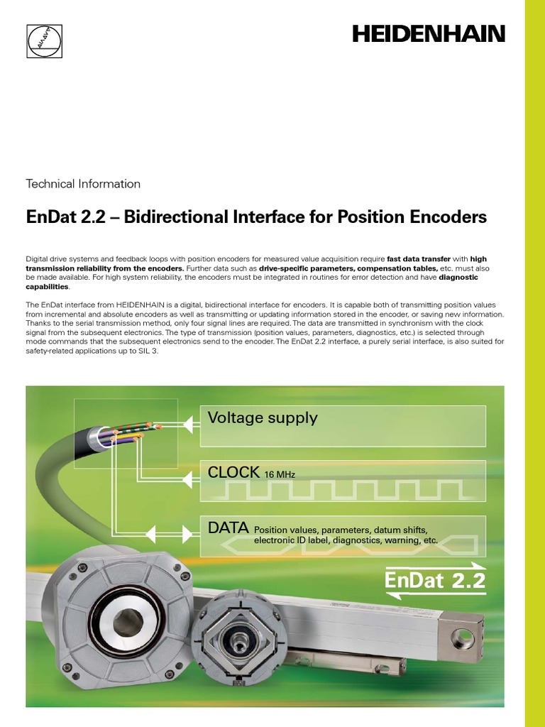 383 942-27 EnDat 2-2 en | PDF | Data Transmission | Bit