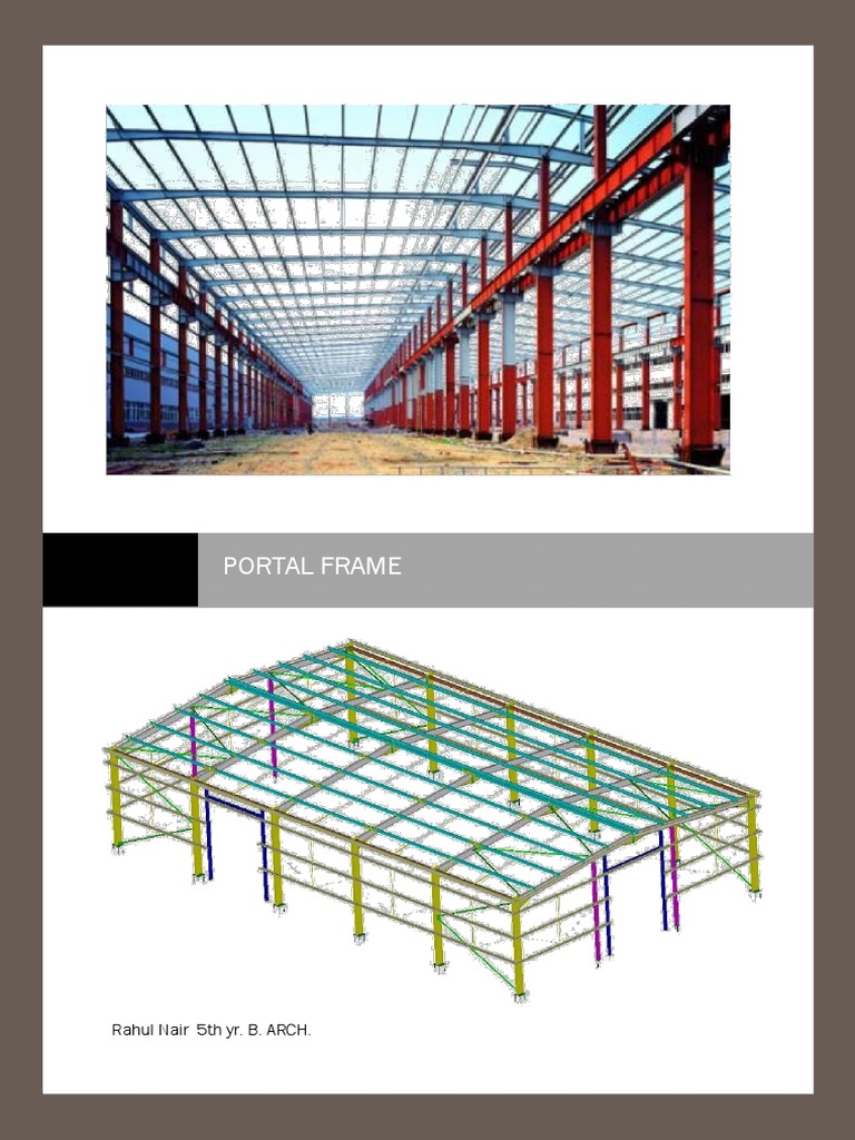 Portal Frame | Download Free PDF | Framing (Construction) | Structural ...