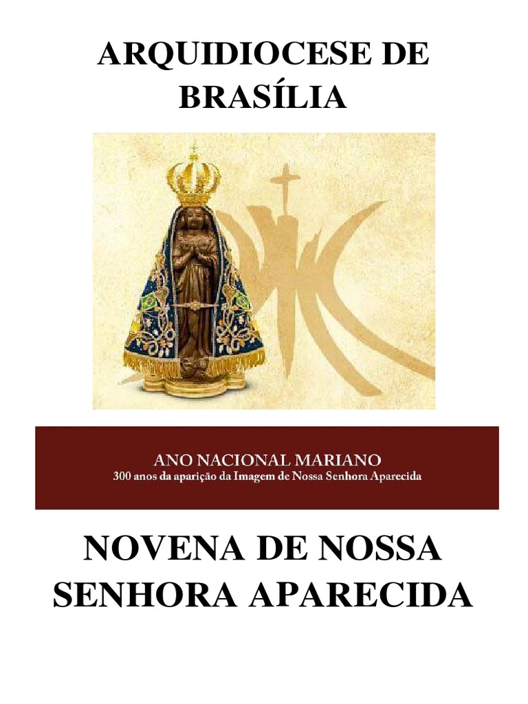 Livreto Da Novena De Nossa Senhora Aparecidadocx Maria Mãe De Jesus Oração