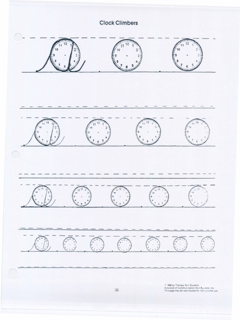 Clock Climbers Practice With Clocks | PDF