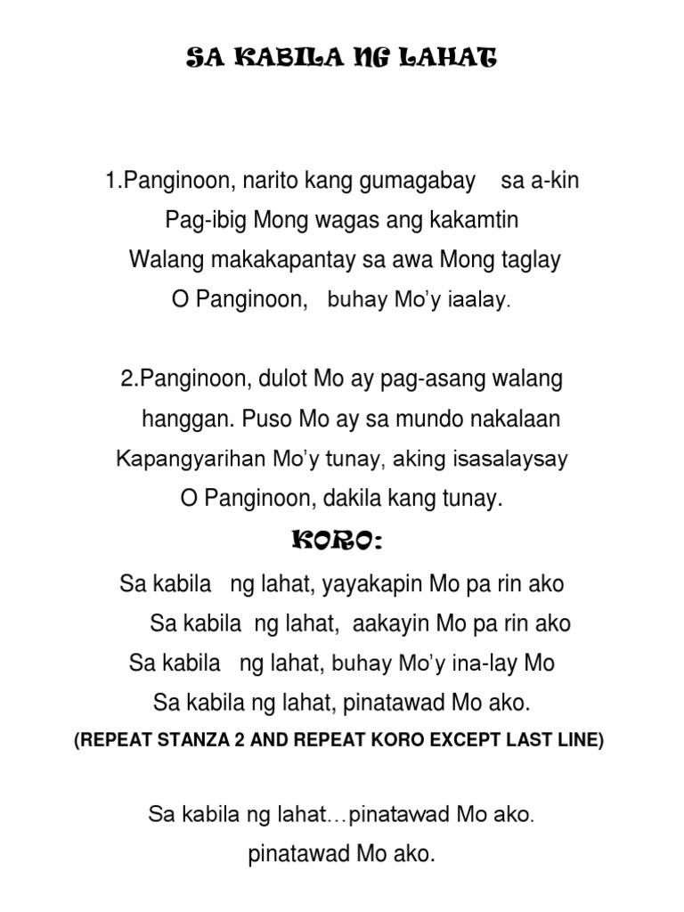 Sa Kabila NG Lahat | PDF