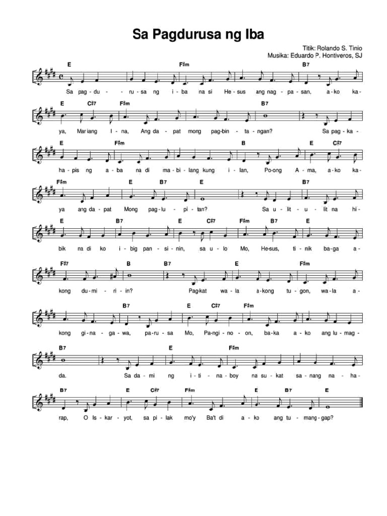 Sa Pagdurusa NG Iba | PDF