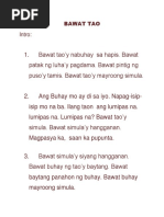 O Senyor Tagbalay Lyrics | PDF