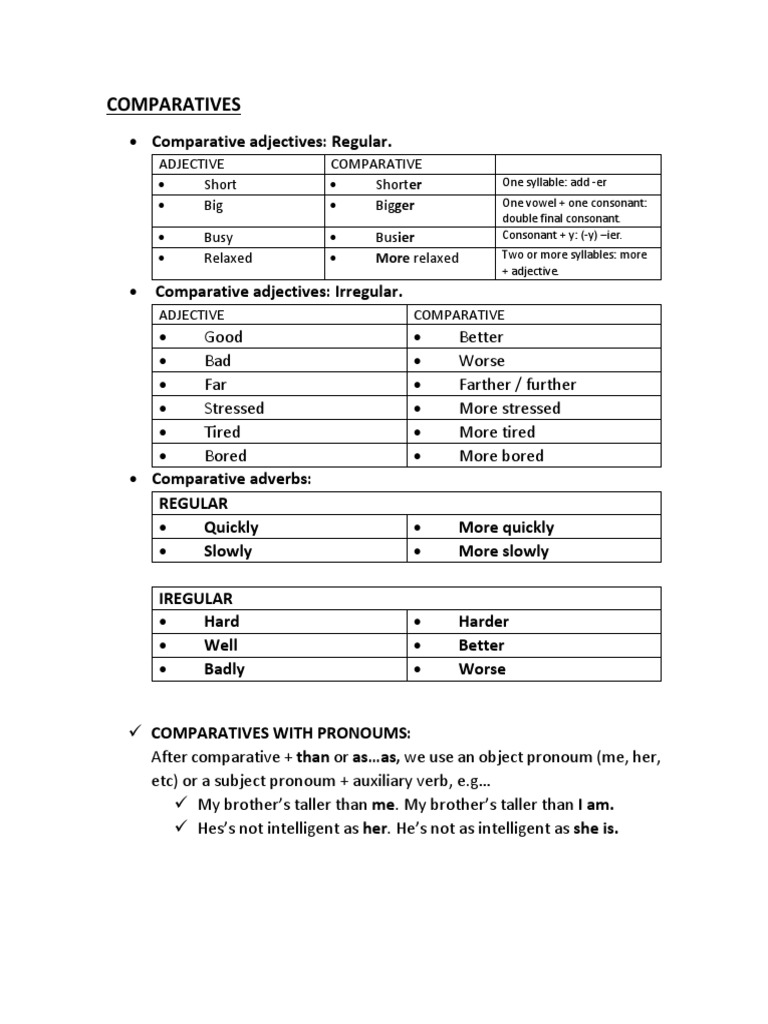 Comparative Superlative Quantifiers | PDF | Adjective | Style (Fiction)