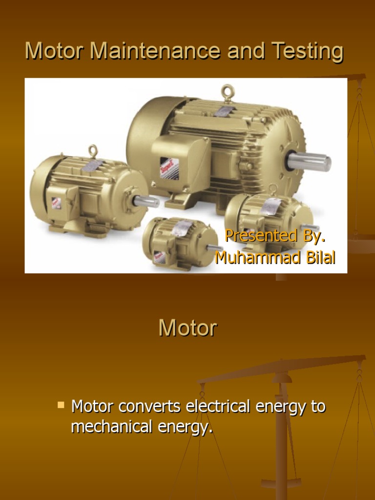Motor Maintenance and Troubleshooting Guide | PDF | Electric Motor ...