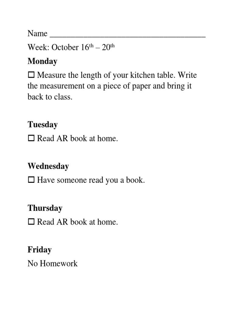 Homework Document | PDF