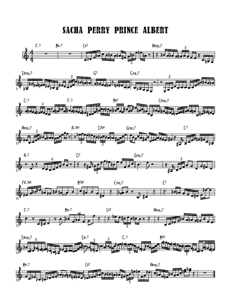 Sacha Perry Prince Albert | PDF
