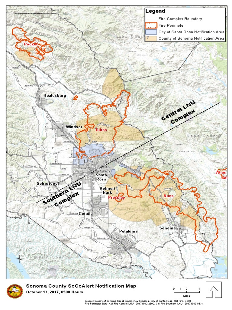 Sonoma County SoCoAlert Map | PDF