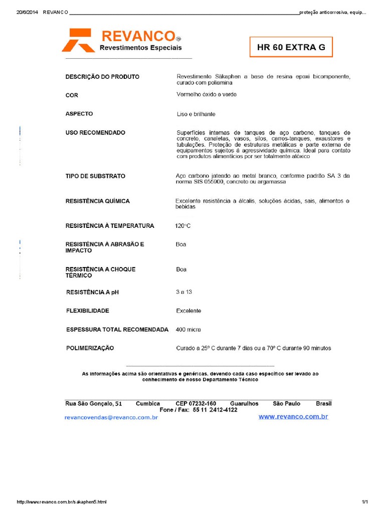 Proteção Anticorrosiva Revanco | PDF