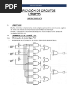 Ejercicios de Ejemplo de Compuertas Lógicas y Circuitos Combinacionales | PDF | Puerta lógica ...
