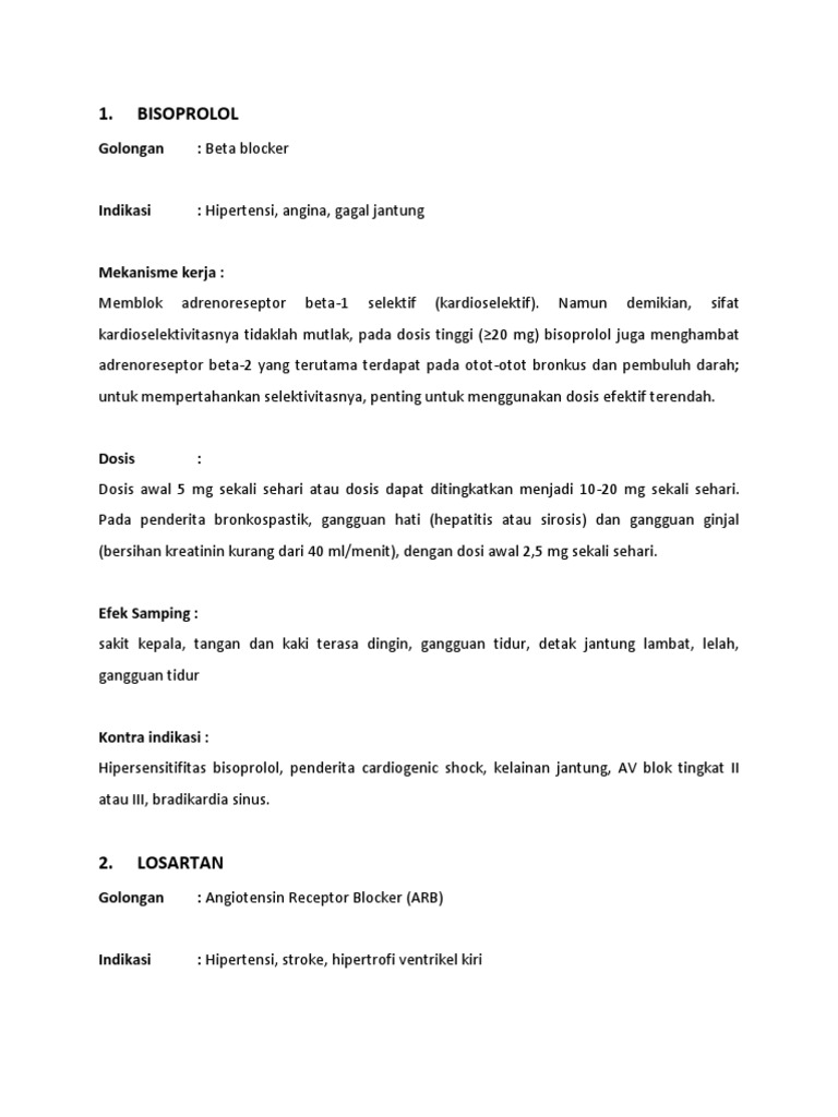 Rangkuman Obat Ethical | PDF