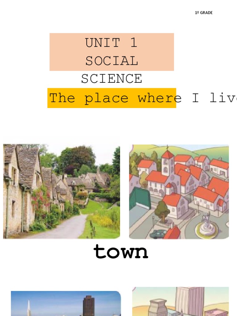 Understanding My Community: 1st Grade Social Science | PDF